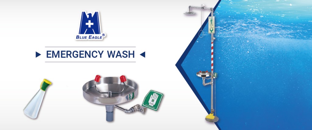 Emergency Eyewash / Shower｜Blue Eagle｜PPE Emergency Washer